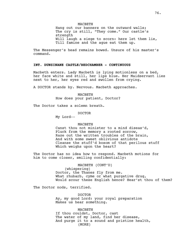 Macbeth Script Annotated Compressed Part 2 | PDF