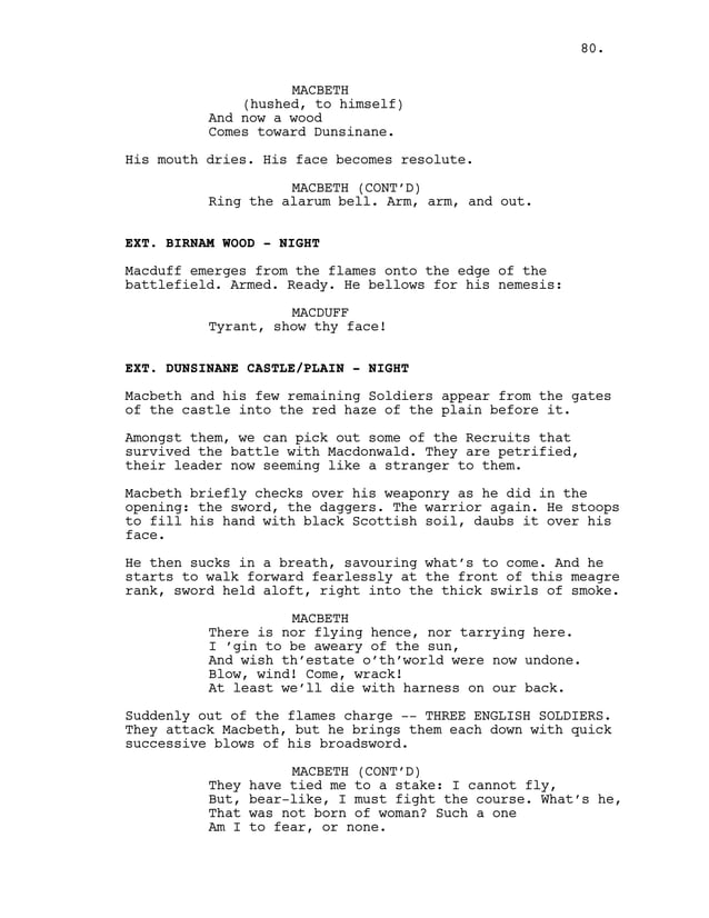 Macbeth Script Annotated Compressed Part 2 | PDF