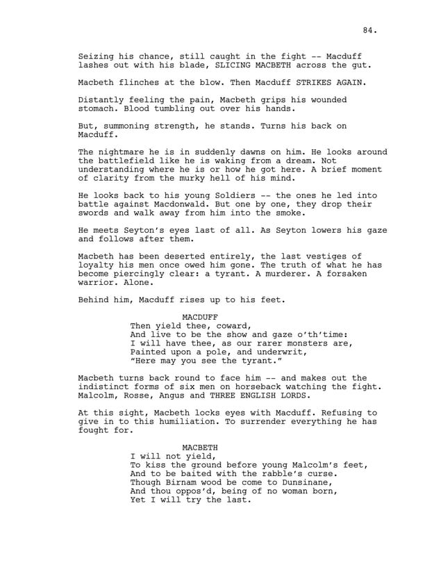 Macbeth Script Annotated Compressed Part 2 | PDF