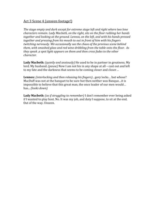 Macbeth script example | DOCX