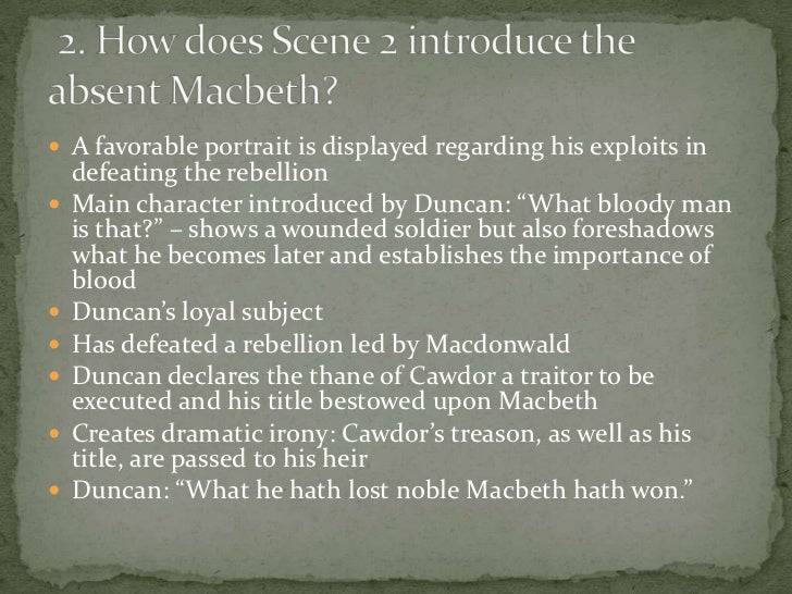 Macbeth study questions