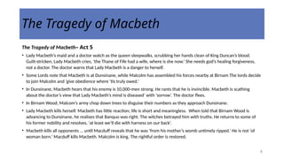 A Summary of Shakespeare's play Macbeth1 | PPTX