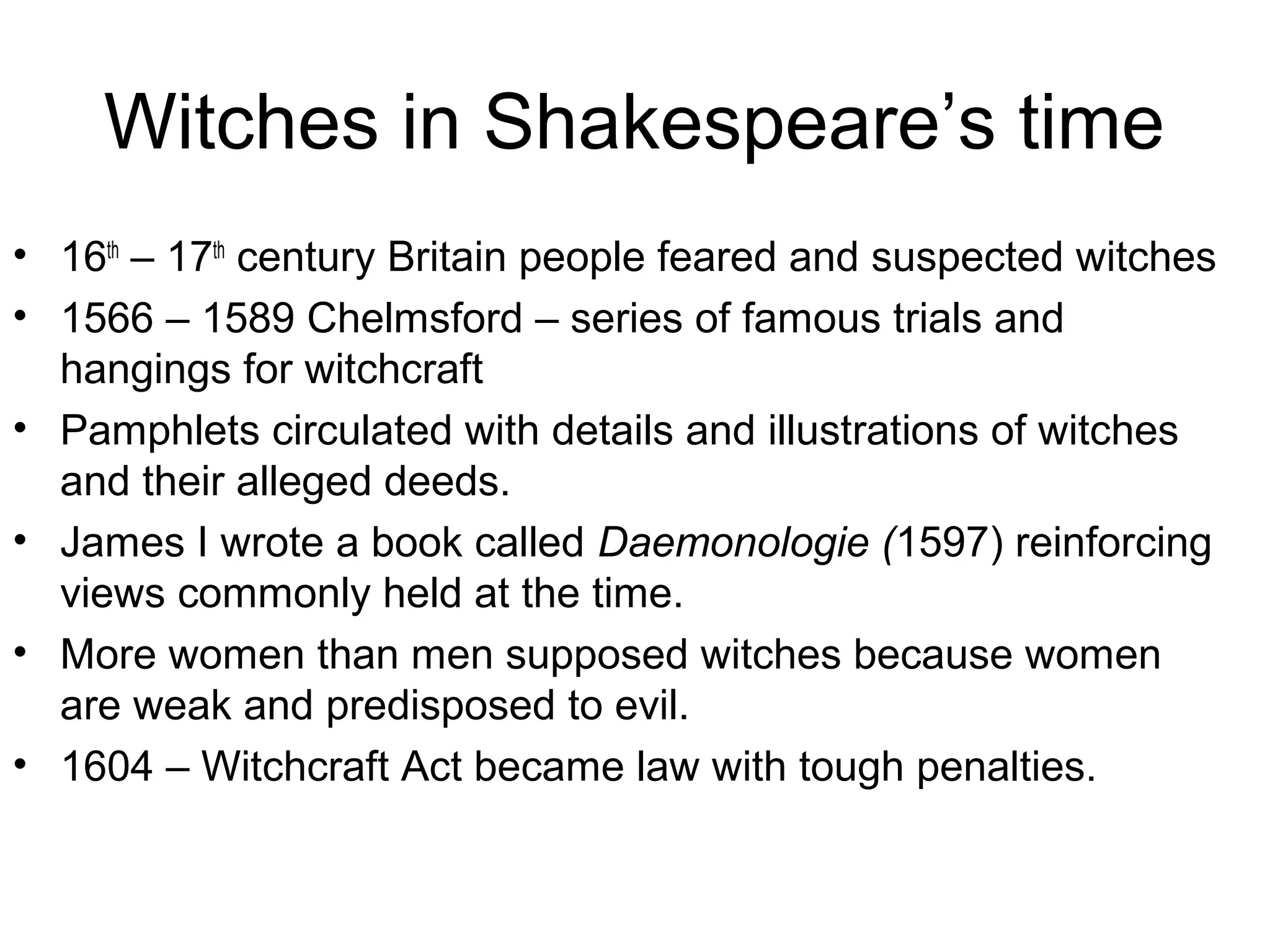 Macbeth - Witches | PPT