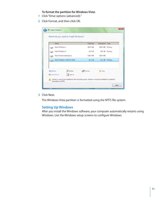 Mac boot camp install-setup | PDF | Operating Systems | Computer Software and Applications