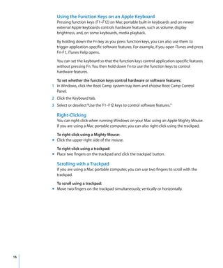 Mac boot camp install-setup | PDF | Operating Systems | Computer Software and Applications