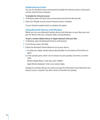 Mac boot camp install-setup | PDF | Operating Systems | Computer ...