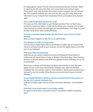 Mac boot camp install-setup | PDF | Operating Systems | Computer Software and Applications