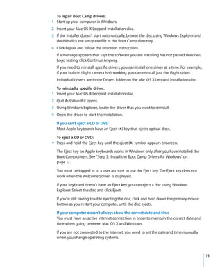 Mac boot camp install-setup | PDF | Operating Systems | Computer Software and Applications