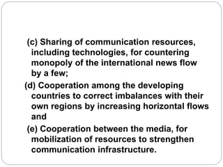 MacBride commission-one voice many nations-NWICO | PPTX | Politics