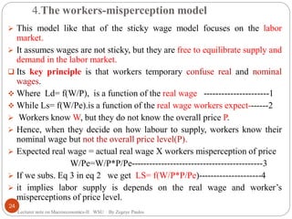 Macro Economics -II Chapter Two AGGREGATE SUPPLY | PDF