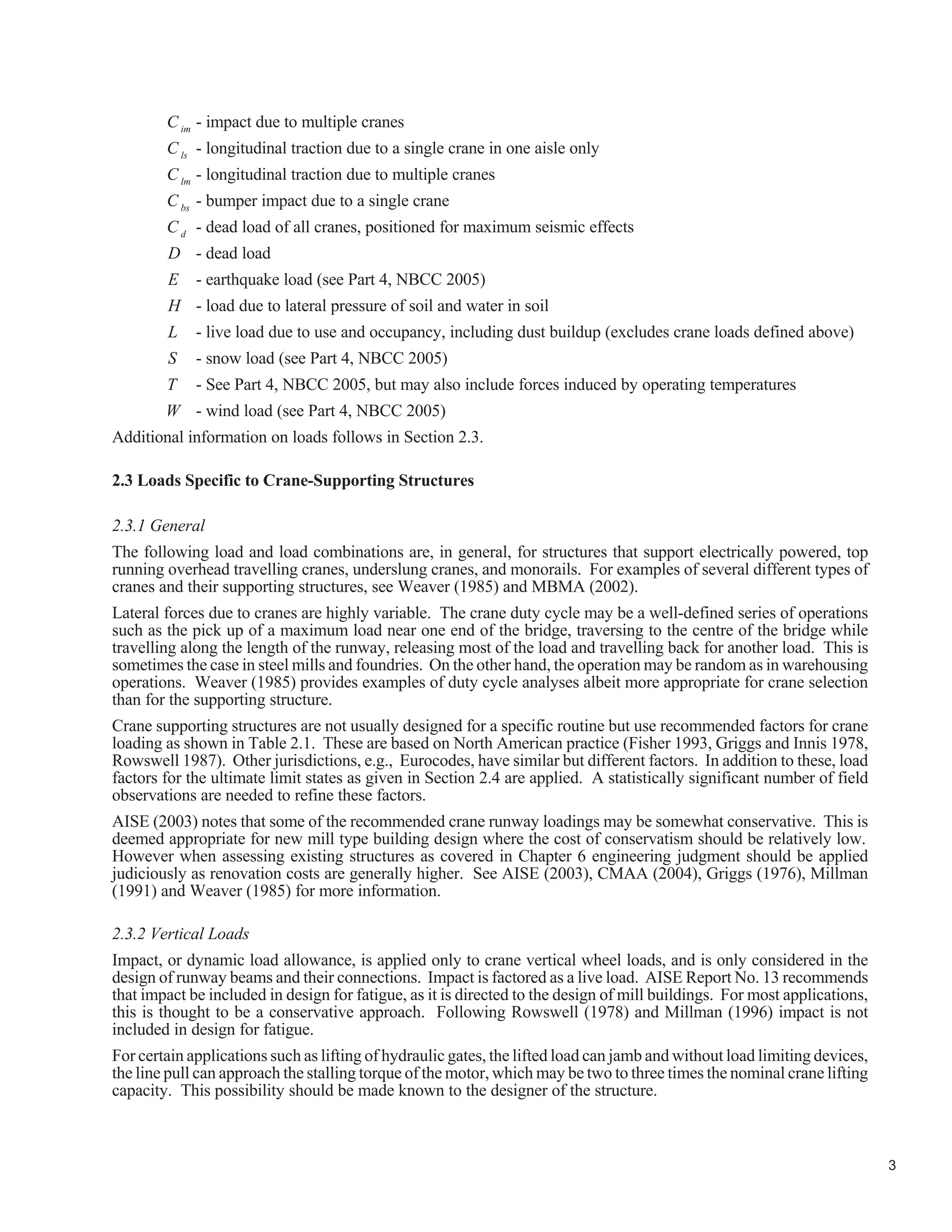 Mac crimmon r.a. crane-supporting steel structures- design guide (2005 ...