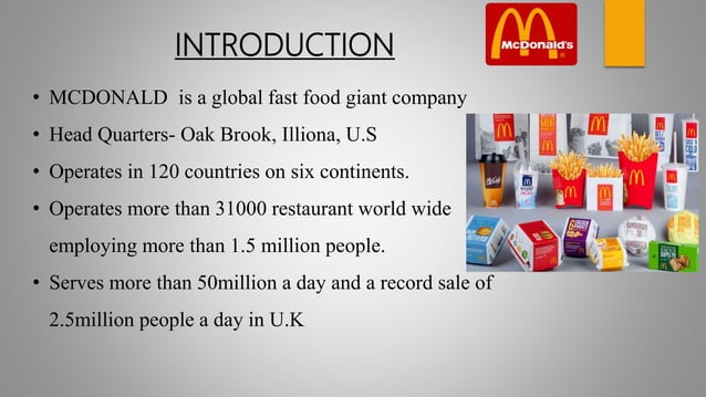 Mcdonald,s ppt | PPT