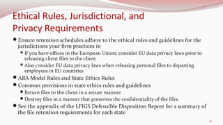 Rina Hunter & Craig MacDonald - #InfoGov17 - Defensible Disposition ...