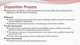 Rina Hunter & Craig MacDonald - #InfoGov17 - Defensible Disposition ...