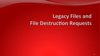 Rina Hunter & Craig MacDonald - #InfoGov17 - Defensible Disposition ...