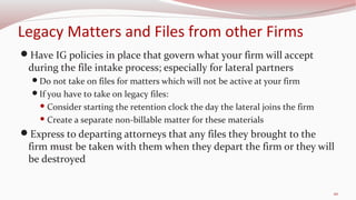 Rina Hunter & Craig MacDonald - #InfoGov17 - Defensible Disposition ...
