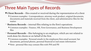 Rina Hunter & Craig MacDonald - #InfoGov17 - Defensible Disposition ...