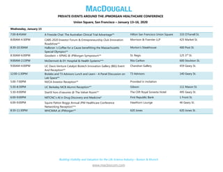 JPM2020 reception list | PPT