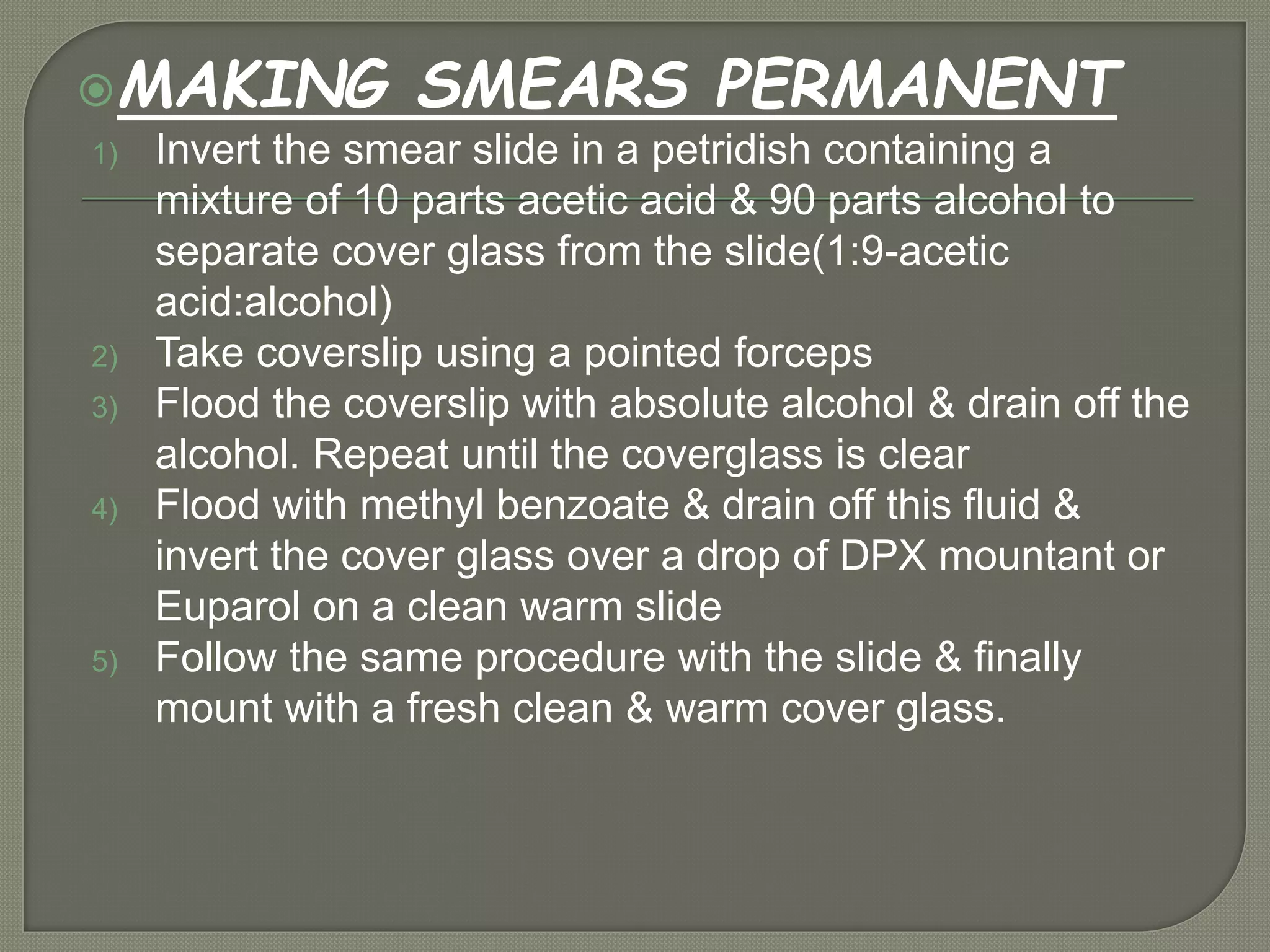 MACERATION AND SMEARS | PPTX