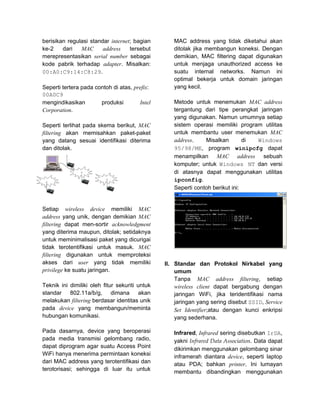 MAC Filtering | PDF