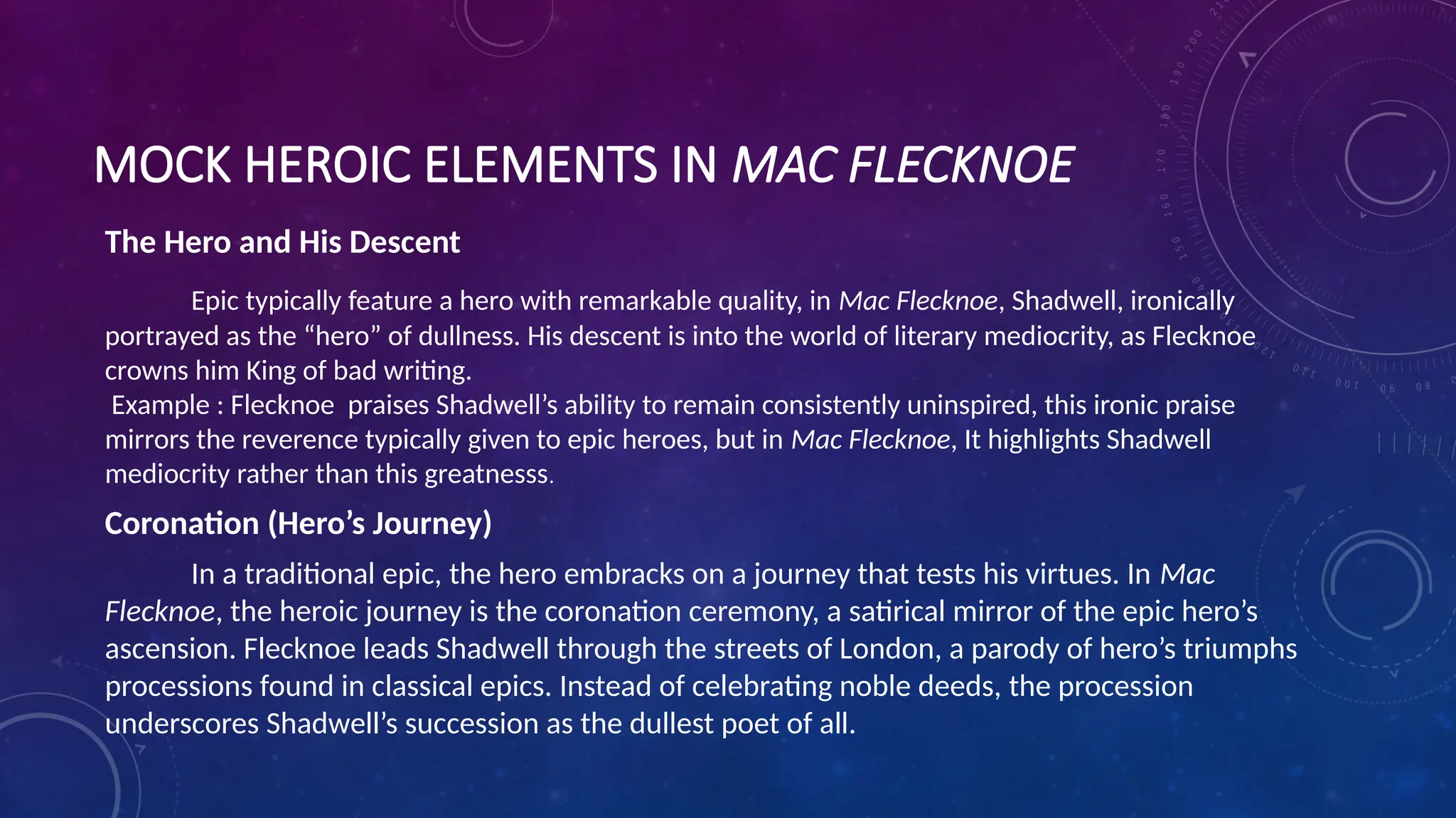 Mac Flecknoe by John Dryden as a mock heroic poem.pptx