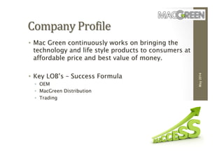 Mac Green Company Profile. | PPT