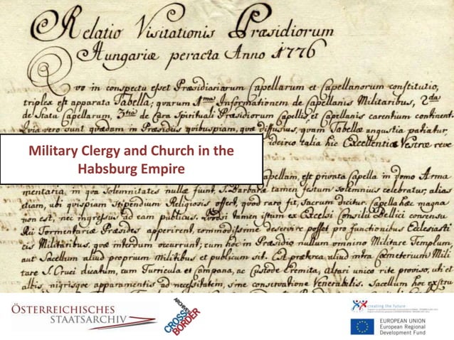 Military clergy and military church in the habsburg empire | PPTX