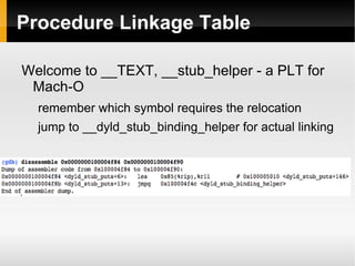 Mach-O Internals | ODP