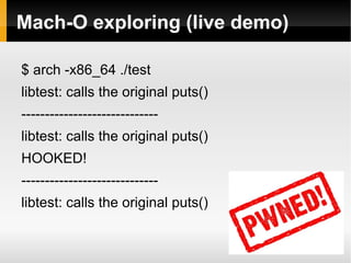 Mach-O Internals | ODP