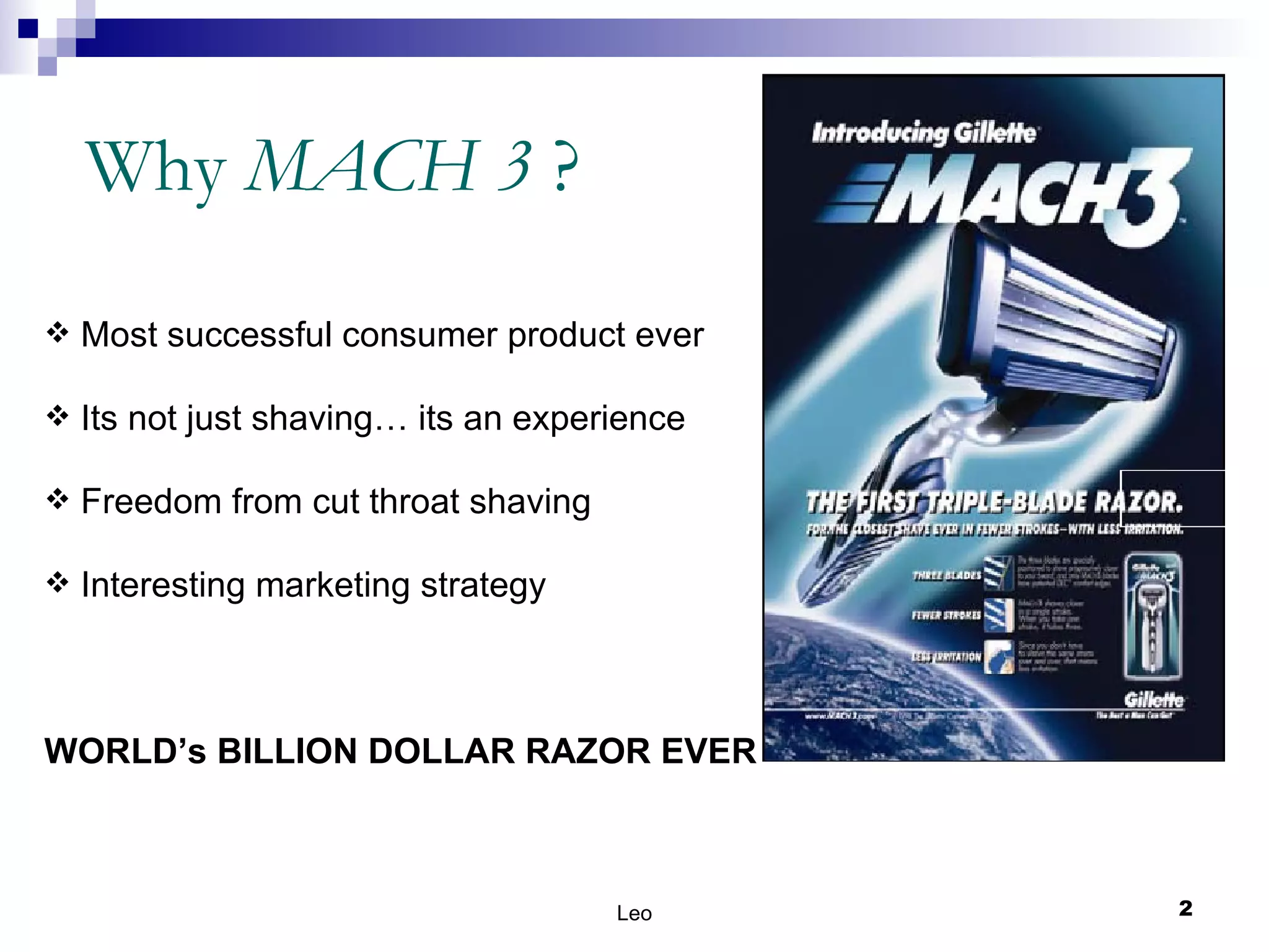 mach3 | PPT | Shaving | Personal Care