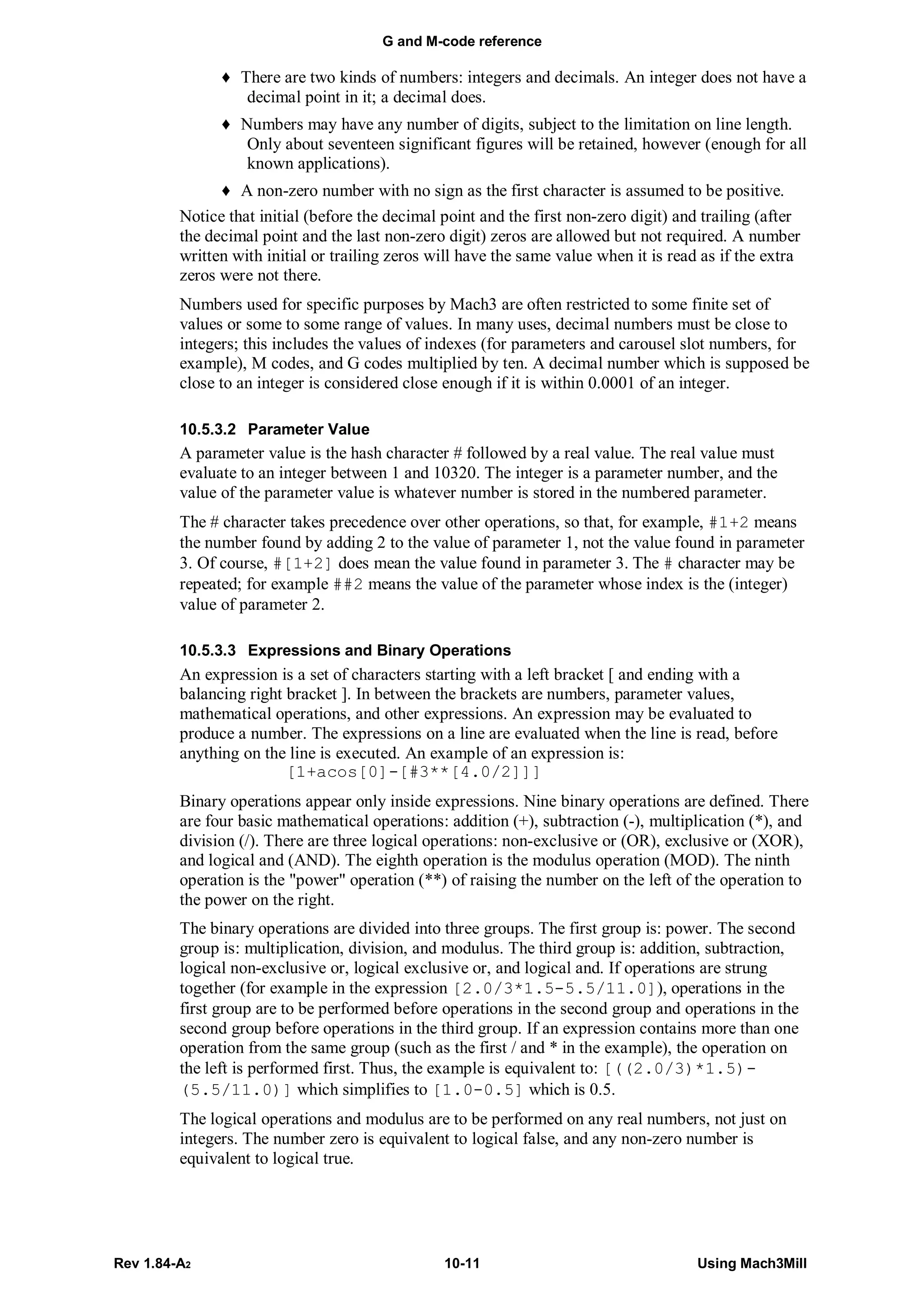 Mach3 g code language reference | PDF