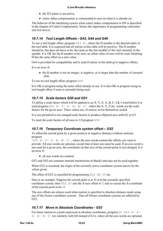 Mach3 g code language reference | PDF