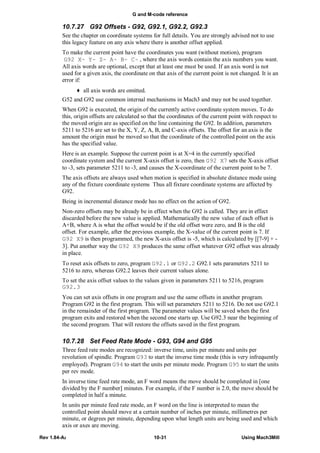 Mach3 g code language reference | PDF | Physics | Science