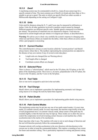 Mach3 g code language reference | PDF
