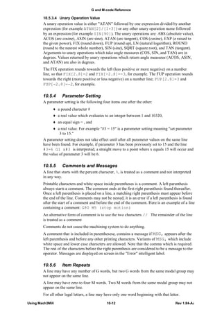 Mach3 g code language reference | PDF