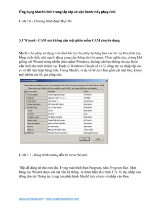 Ứng dụng Mach3 Mill trong lắp ráp và vận hành máy phay CNC | PDF