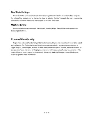 Mach4 installation manual | PDF