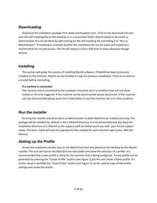 Mach4 installation manual | PDF