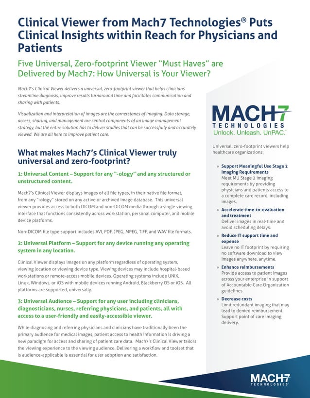 Clinical Viewer Puts Insights within Reach for Physicians and Patients ...
