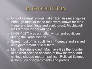 Machiavelli | PPTX