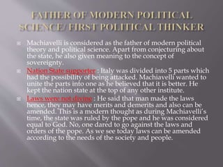 Machiavelli | PPTX