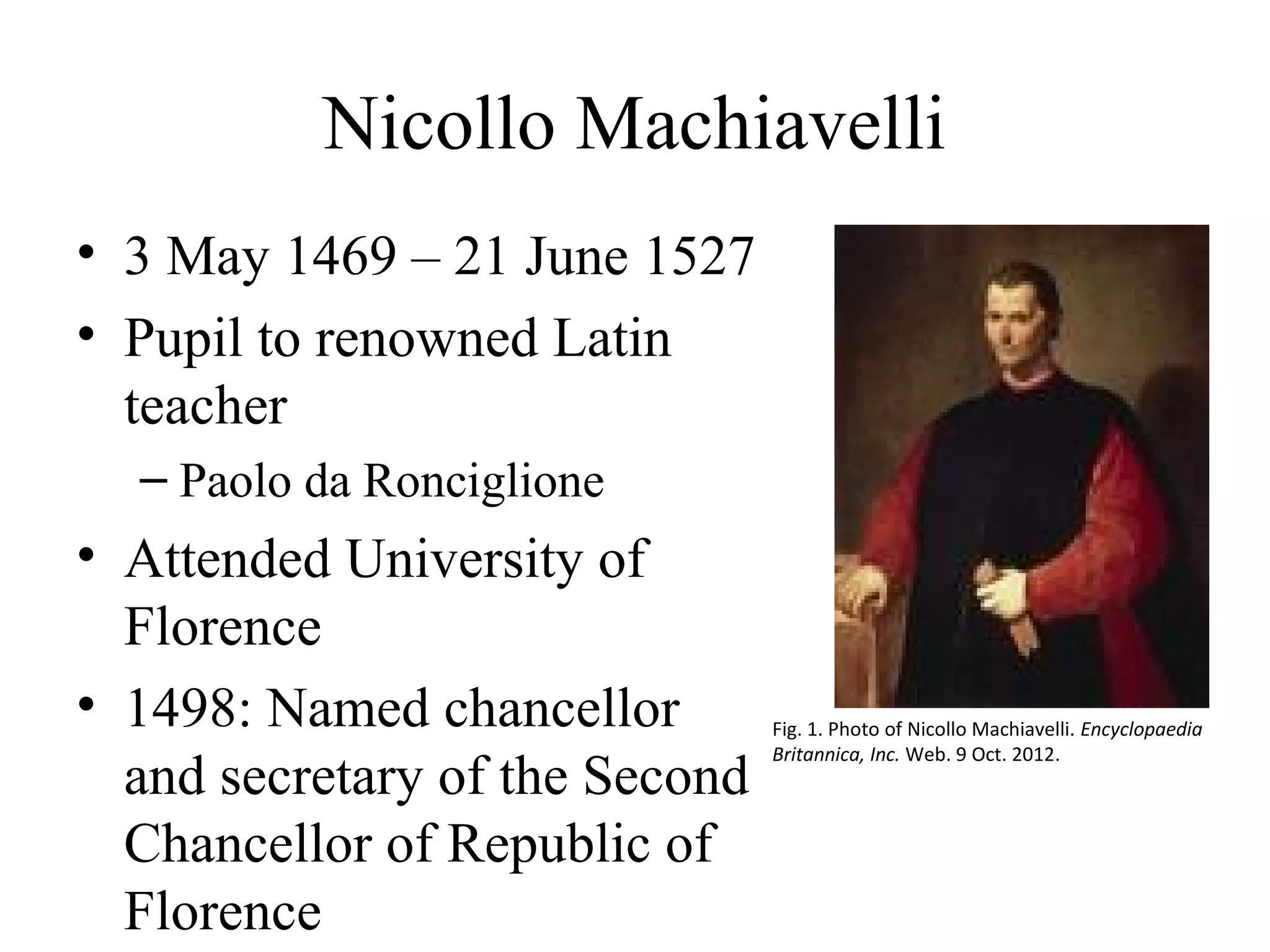 Machiavelli's the prince | PPT