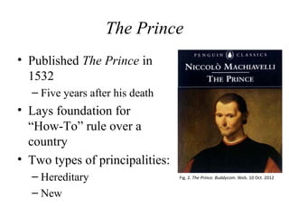Machiavelli's the prince | PPT