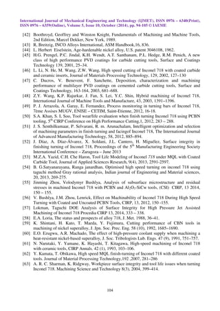 Machinability assessment in turning of inconel 718 nickel base super ...