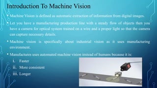 Machine Vision | PPTX