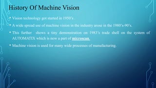 Machine Vision | PPTX