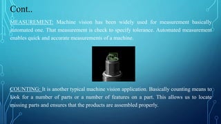 Machine Vision | PPTX