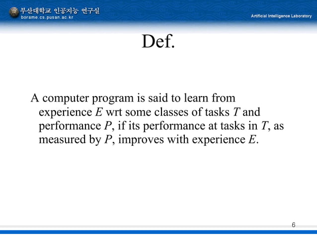 Machine Learning 1 - Introduction | PPT