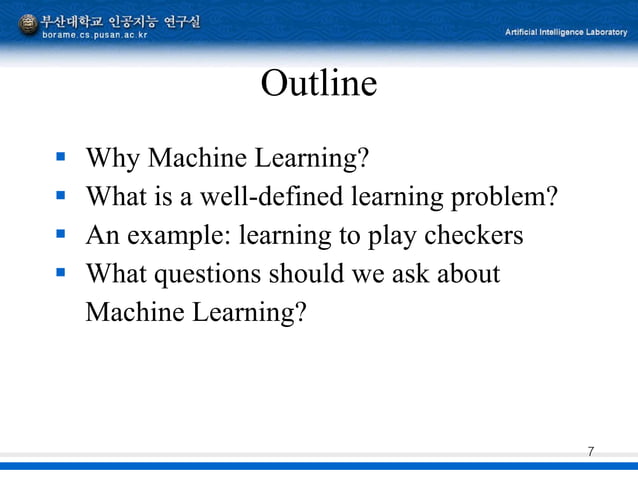 Machine Learning 1 - Introduction | PPT