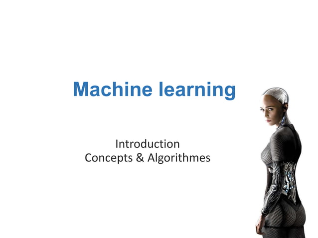 Introduction to Machine learning | PPT